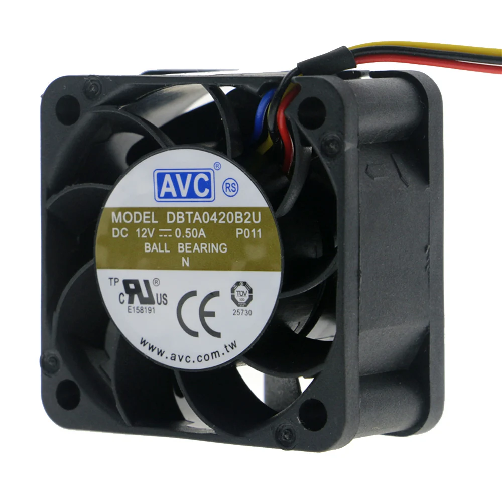 for AVC 4020 DBTA0420B2U 40x40x20MM 40MM Server Fan 4cm DC 12v 0.5A ...