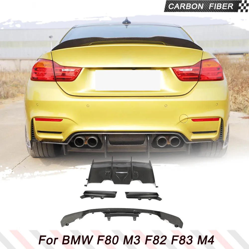 Rear-Diffuser-for-BMW-F80-M3-F82-F83-M4-Sedan-Coupe-Convertible-2014 ...