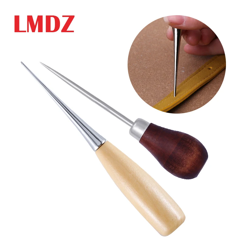 LMDZ-Wooden-Handle-Awls-DIY-Leather-Tent-Sewing-Awl-Shoes-Repair-Tool ...