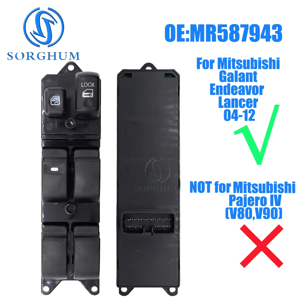 Master Power Window Switch For Mitsubishi Galant Endeavor Lancer 04-12 ...