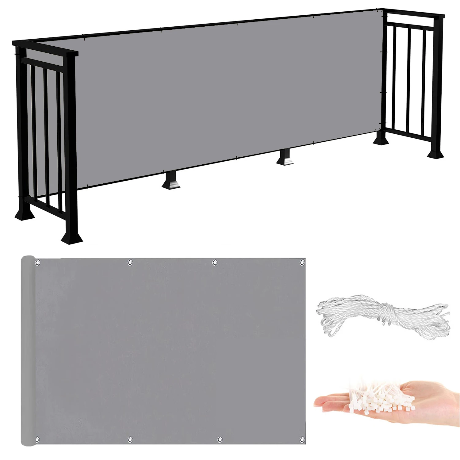 Balcony-Privacy-Shade-Cloth-Opaque-Tarpaulin-for-UV-protection-on ...