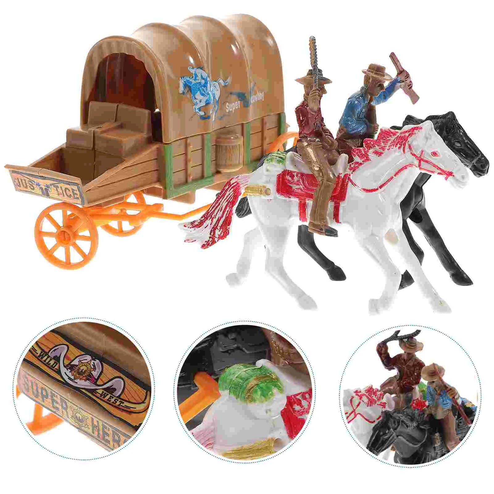 Kid-Wagon-Culture-Carriage-Adornment-Character-Model-Decorations ...