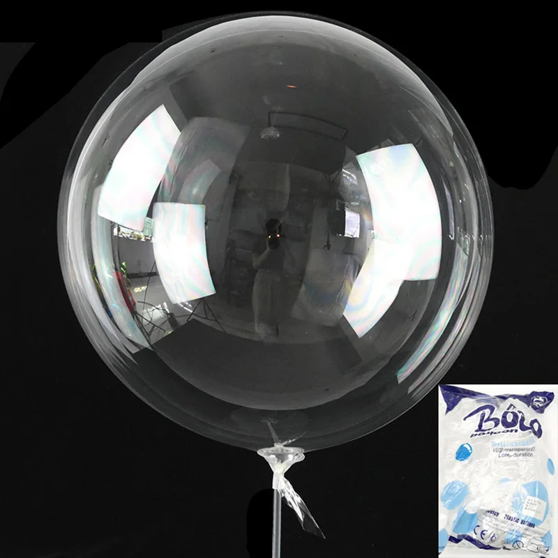 10-5Pcs-Transparent-Bobo-Bubble-Balloon-10-18-24-36-Inflatable-Air ...