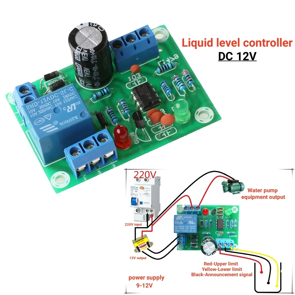 Water-Level-Controller-Switch-Liquid-Level-Sensor-Module-Automatically ...