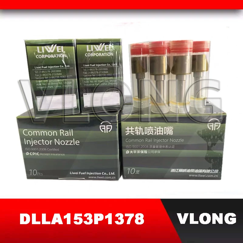 LIWEI Common Rail Fuel Injector Sprayer Nozzle DLLA153P1378 ...