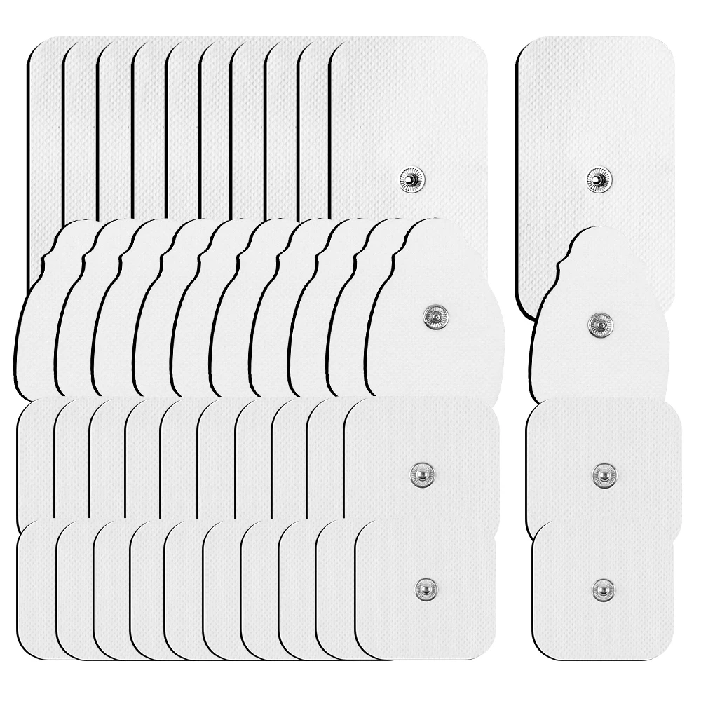 TENS Unit Replacement EMS Pads Latex Free Electrodes Compatible With ...