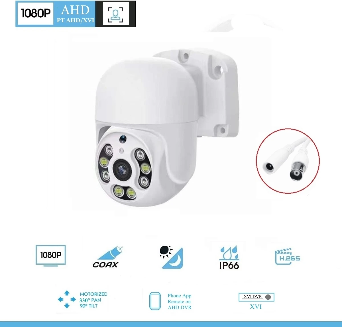 XM HD 1080P AHD Mini Speed Dome PTZ Camera 30M IR Night Vision ...