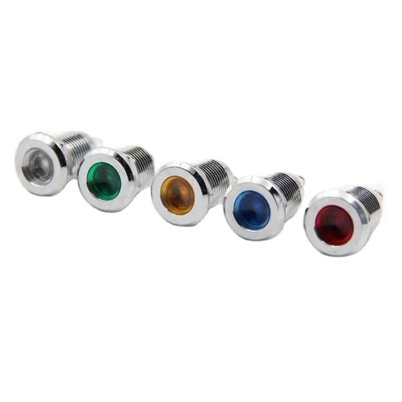 2pcs/lot Mixture Yellow/blue/white/red/green Led Indicator Lights ...