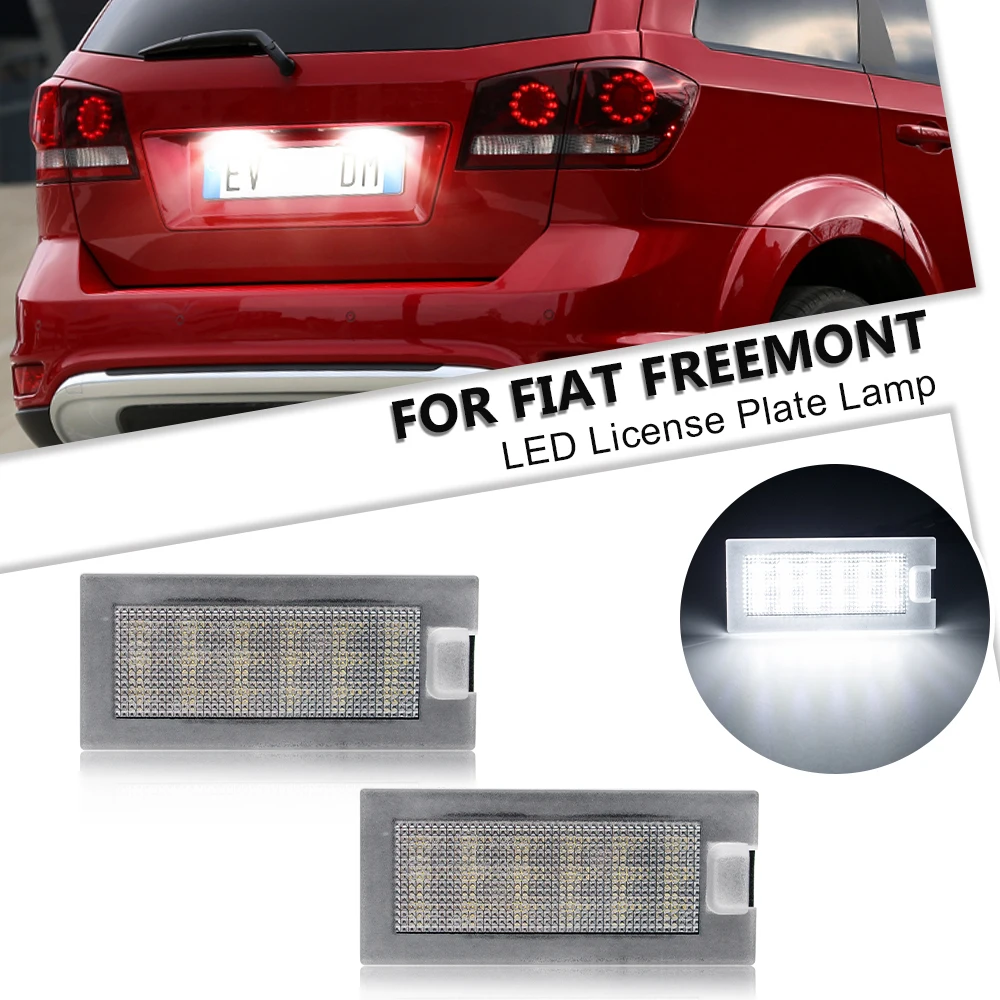 L-mpara-LED-para-matr-cula-de-coche-reemplazo-de-luz-para-Fiat-Freemont ...