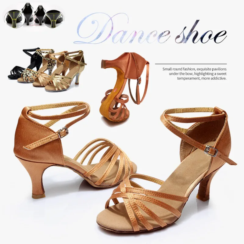 Satin-Salsa-Latin-Dance-Shoe-For-Women-Girls-Tango-Ballroom-Dance-Shoe ...