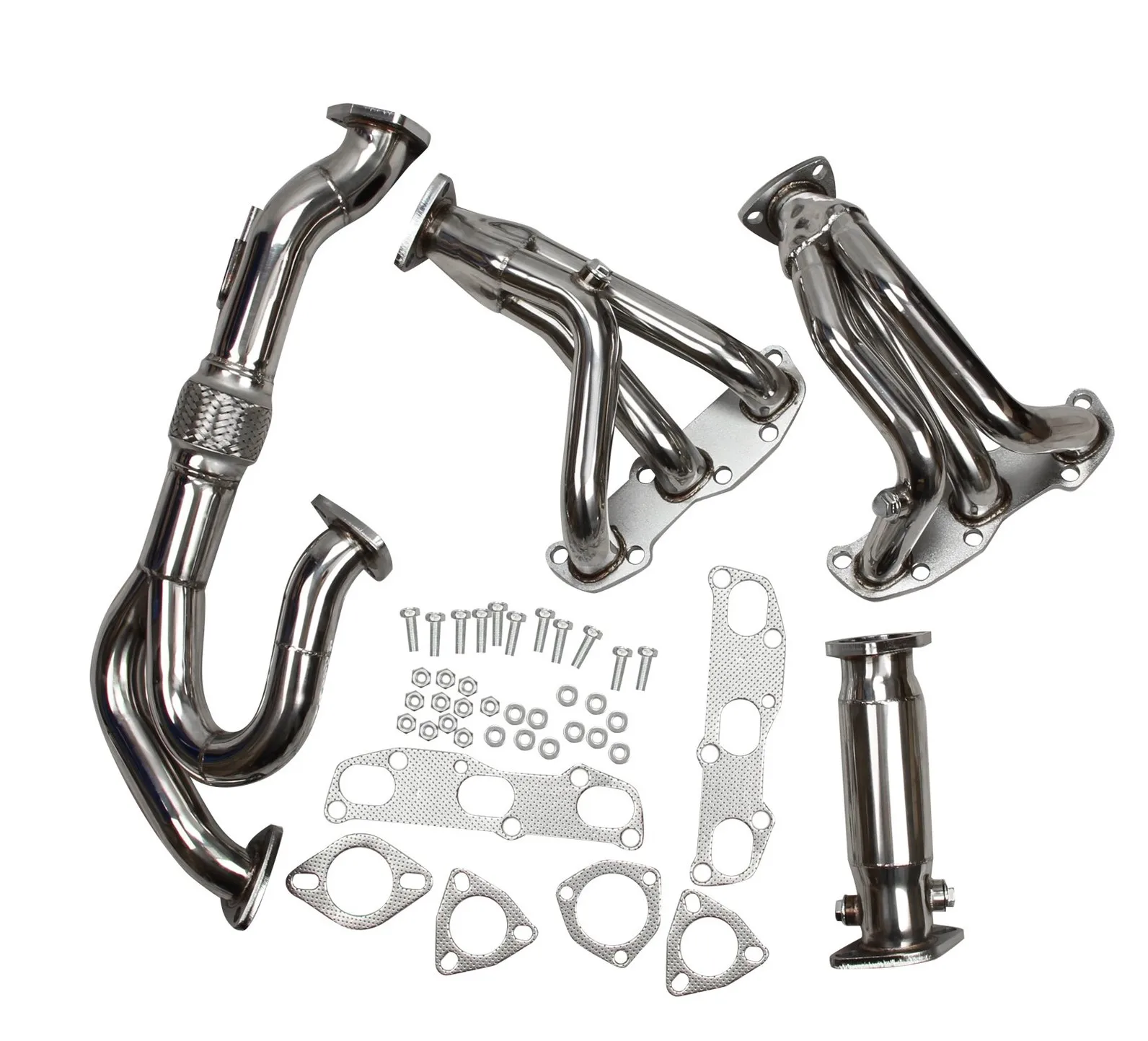 Stainless-Steel-Exhaust-Manifold-Header-For-VQ35DE-V6-FITS-Nissan ...