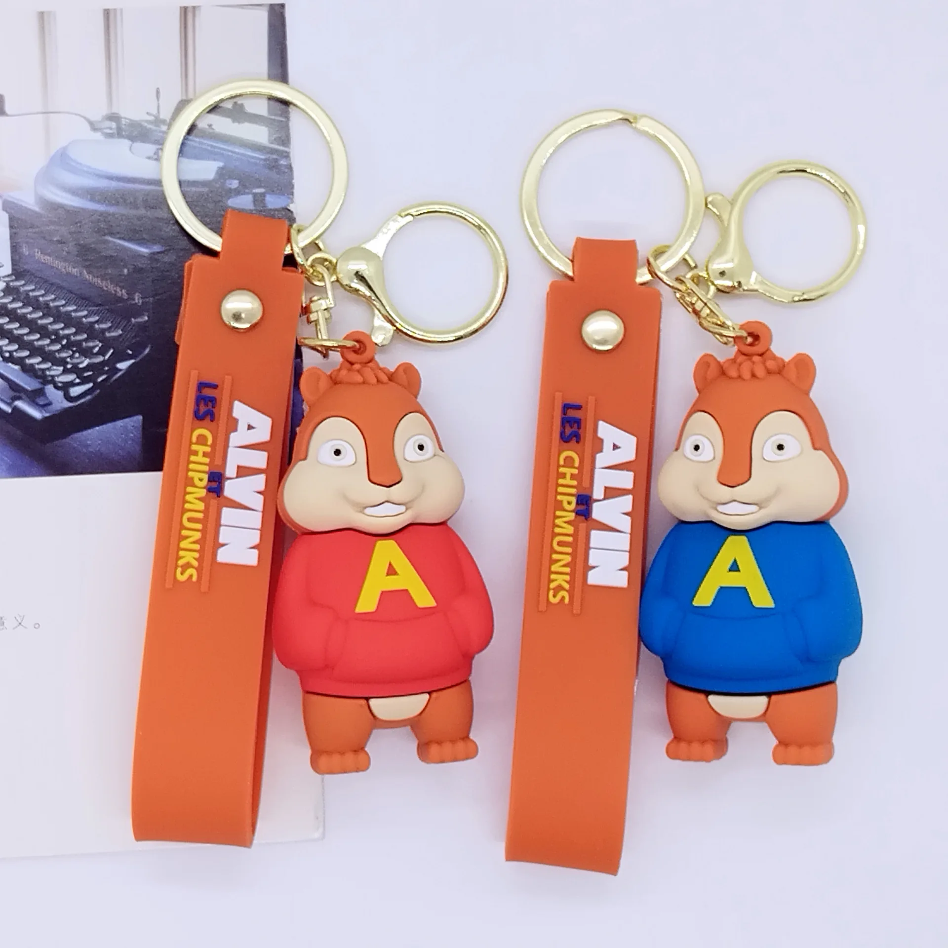 Cartoon-animation-mouse-to-treasure-keychain-cute-Alvin-Simon-Theodore ...