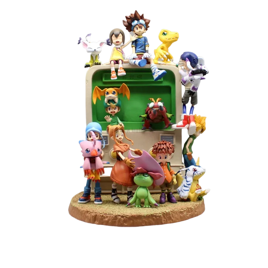 34cm-Digimon-Adventure-Anime-Figure-Family-Portraits-Figures-Pvc-Statue ...