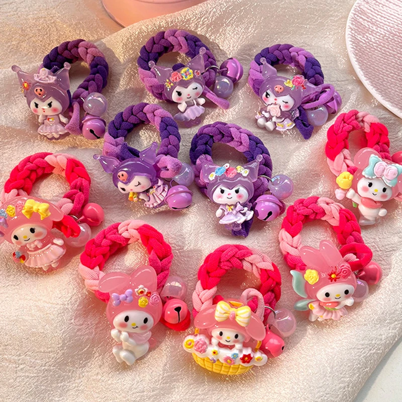 Cartoon-Weave-Cute-Color-Ponytail-Hair-Rope-Hello-Kitty-Hair-Tie ...