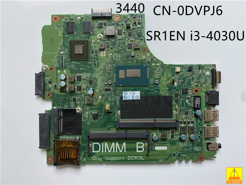 For-Dell-Latitude-3440-USED-Laptop-Motherboard-CN-0DVPJ6-0DVPJ6-I3 ...