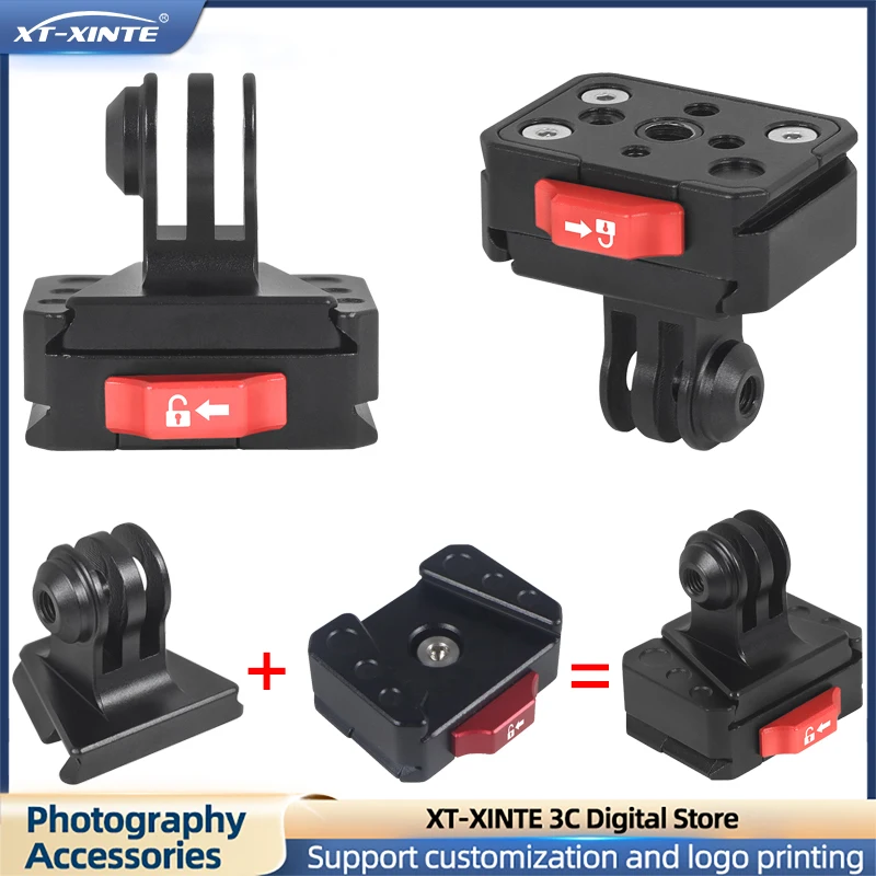 Camera-Quick-Release-V-Lock-Mount-for-38mm-Tripod-Head-DSLR-QR-Plate ...