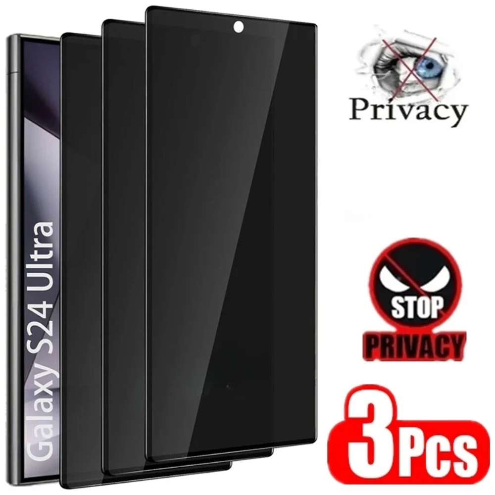 3Pcs Privacy Screen Protector for Samsung Galaxy S25 S21 S20 S22 S23 ...