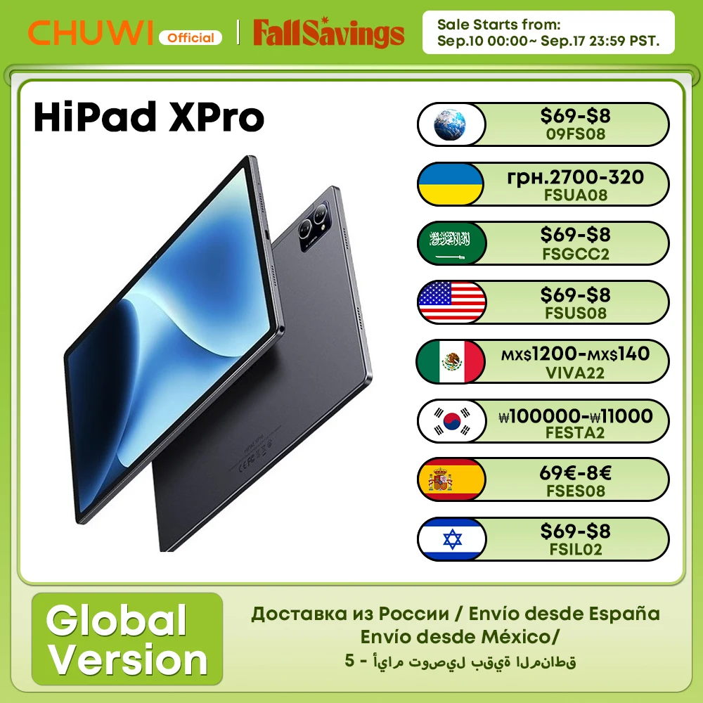 CHUWI-HiPad-XPro-6GB-128GB-Tablet-Android-12-Tablets-10-5-Inch-FHD-IPS ...