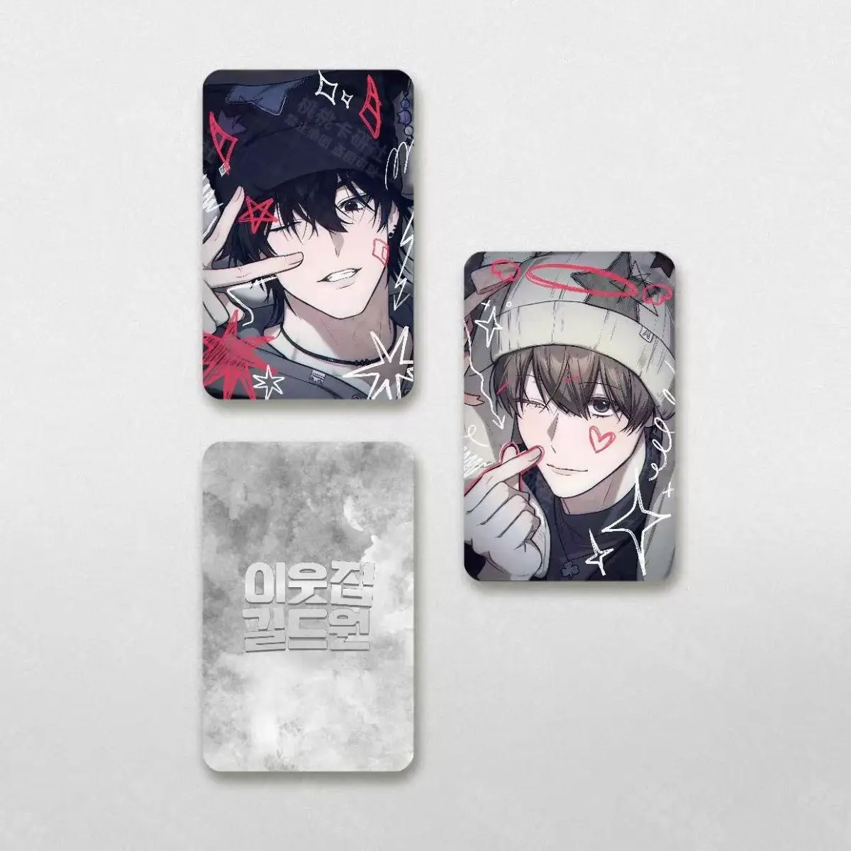 Guild Member Next Door 3 Inches Card Bookmark Korean Bl Manwha 이웃집 길드원 ...