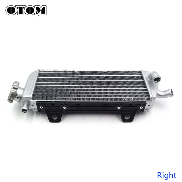 OTOM Motorcycle Aluminum Radiator Dirt Bike Motocross Engine Water Tank ...