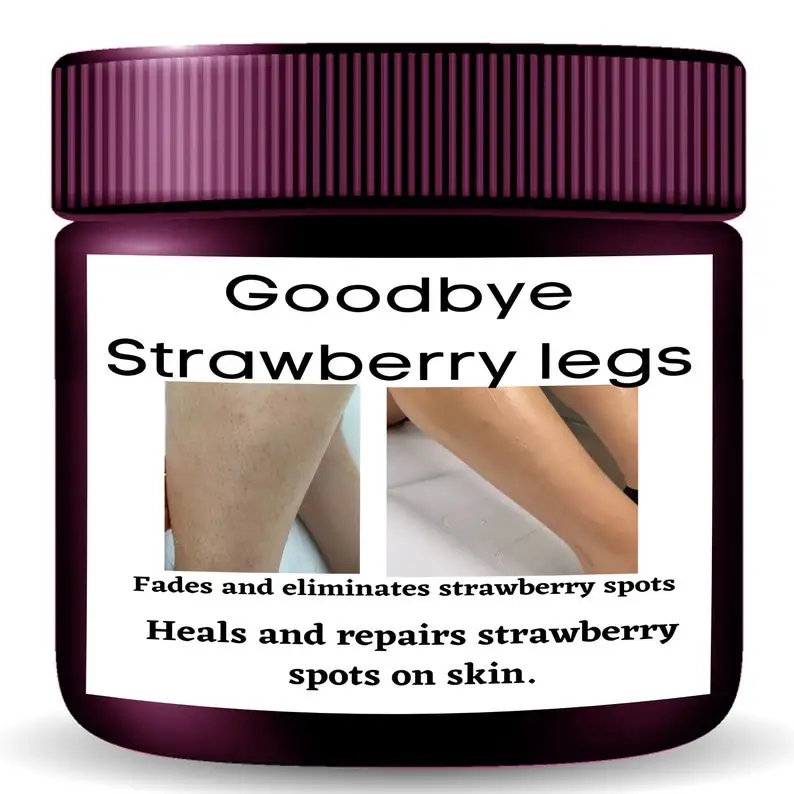 Strawberry Legs Cream Fades Strawberry Spots All Over Skin Smooth ...