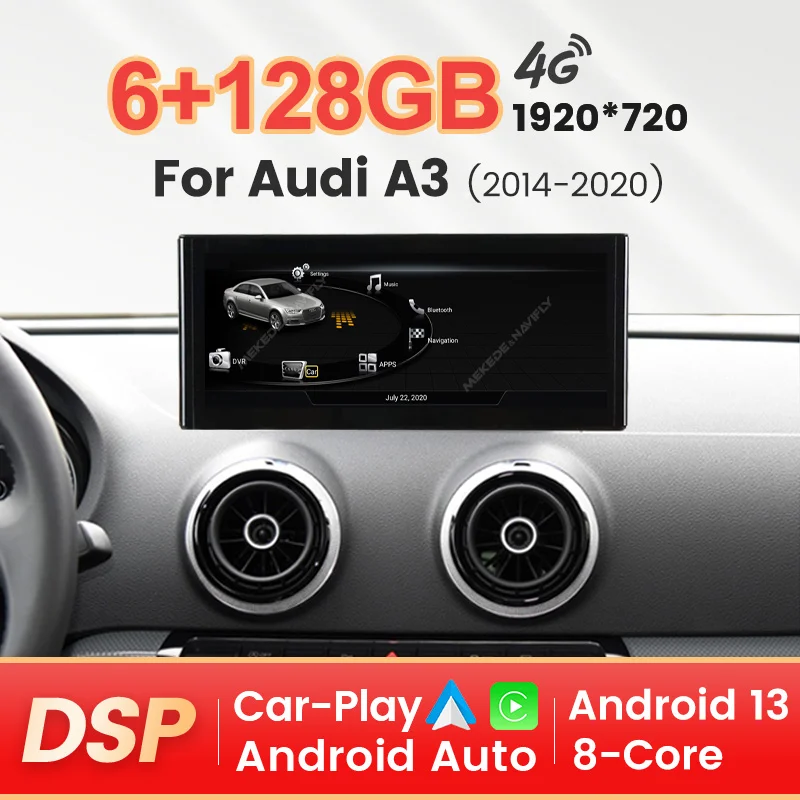 Wireless-Apple-Carplay-Android-Auto-Car-Radio-12-5-inch-For-Audi-A3 ...