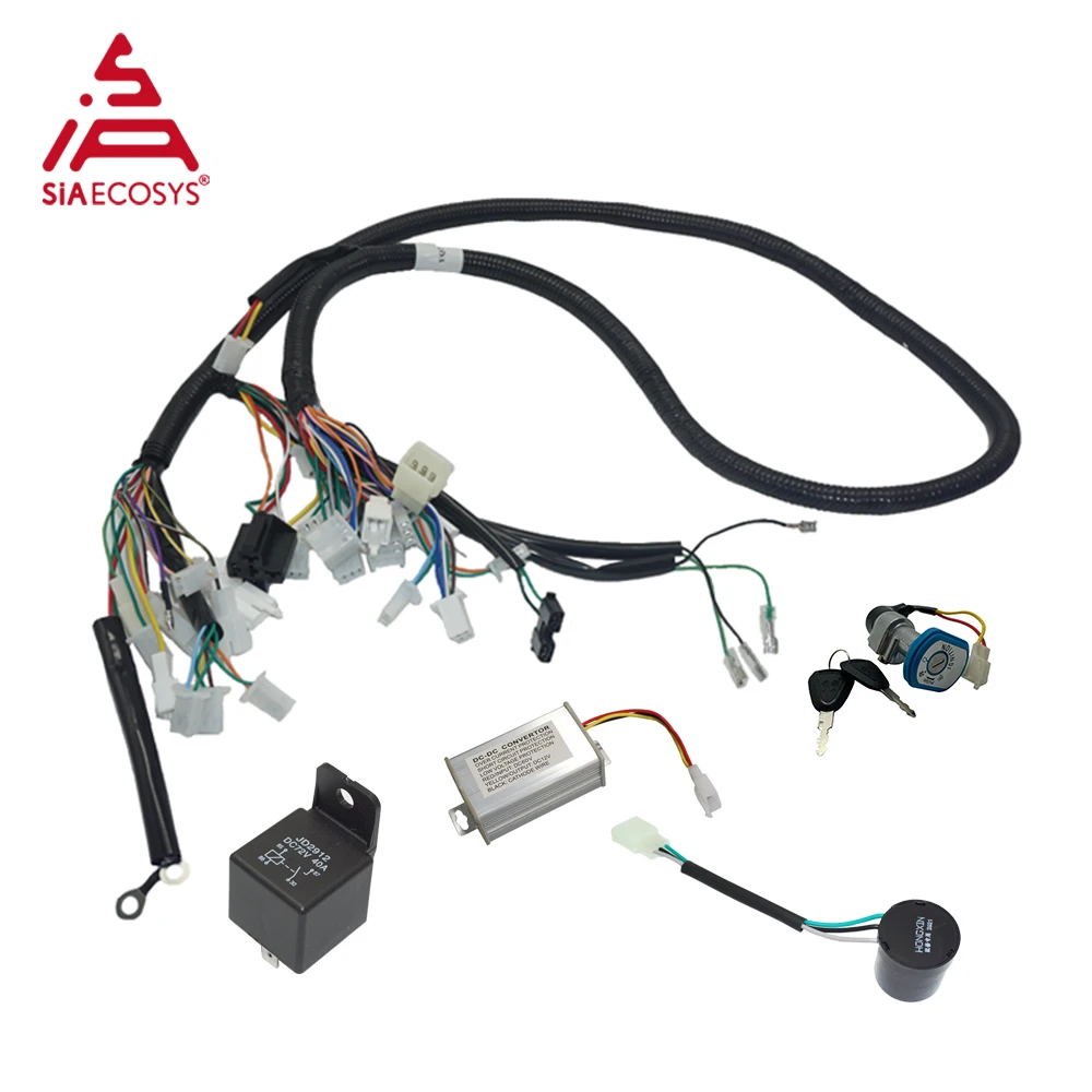SiAECOSYS Vehicle Wiring Harness for Fardriver Hall/Encoder Controller ...