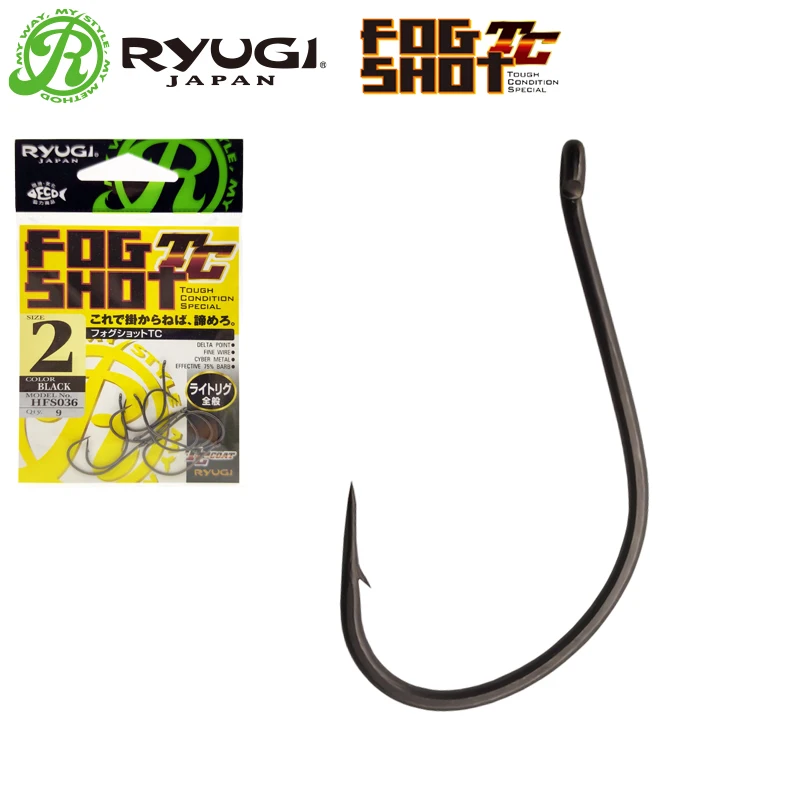 RYUGI-Finesse-Dropshot-Fishing-Hook-Japanese-Fish-Hook-Ice-Fishing-Thin ...