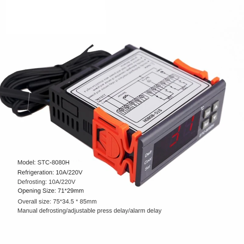 STC-8080H-Temperature-Controller-Refrigerator-Thermostat-Digital ...