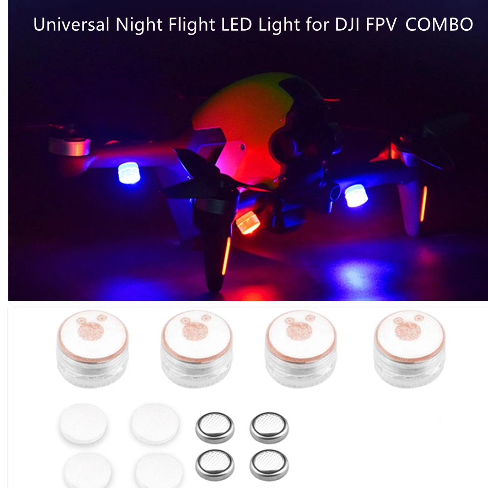 Luz-LED-Universal-de-vuelo-estrobosc-pico-nocturno-para-Dron-DJI-FPV ...