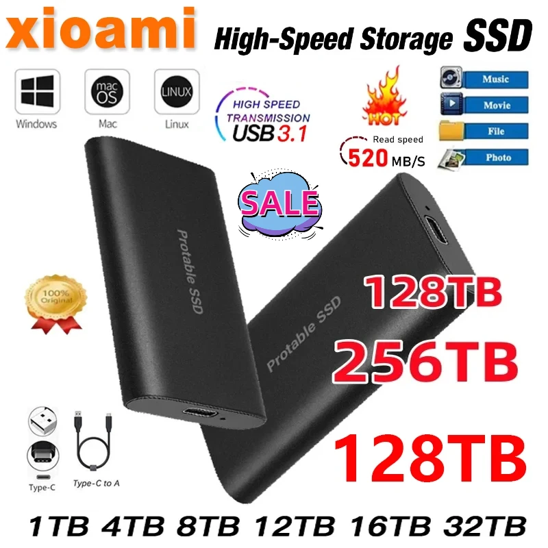 For-Xiaomi-External-Hard-Drive-Portable-2TB-Solid-state-Hard-Disks-High ...