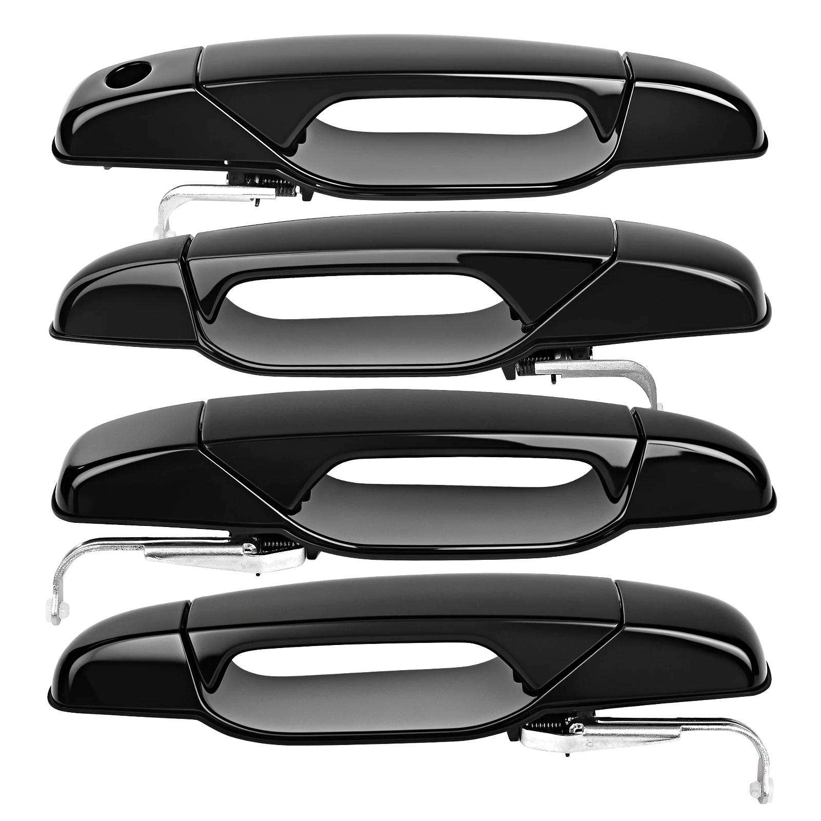 4PCS Car Exterior Door Handle Front Rear Left Right For Chevrolet ...