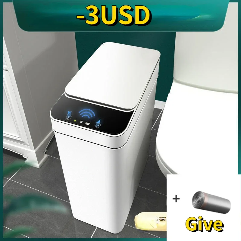 Smart-Trash-Can-Automatic-Sensor-Garbage-Can-For-Bathroom-Kitchen ...