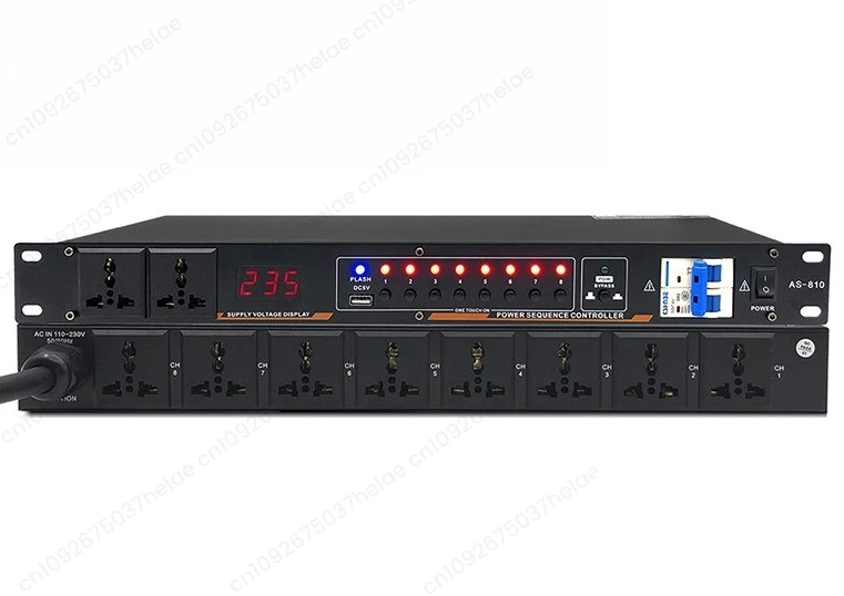 8+2-way professional power sequencer stage power controller forward and ...