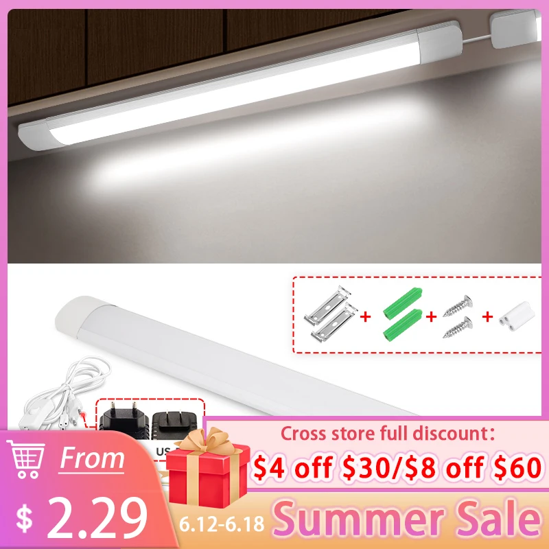 Led Tube Light 220v Kitchen | Led Light 220v Indoor Kitchen | 110v ...
