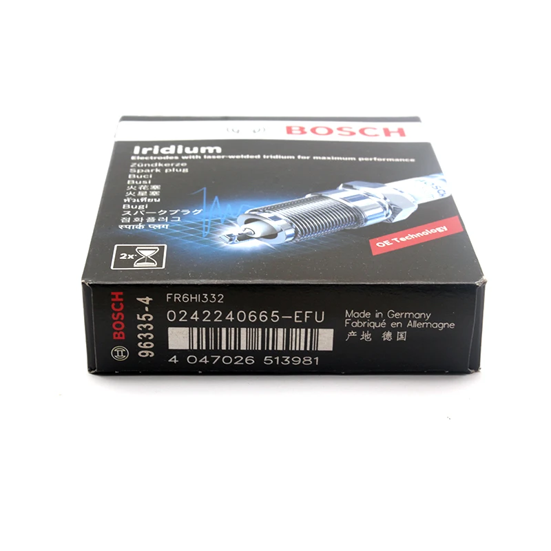 BOSCH Spark Plug 0242240665 FR6HI332 For Audi A1 A3 VW Beetle SKODA ...
