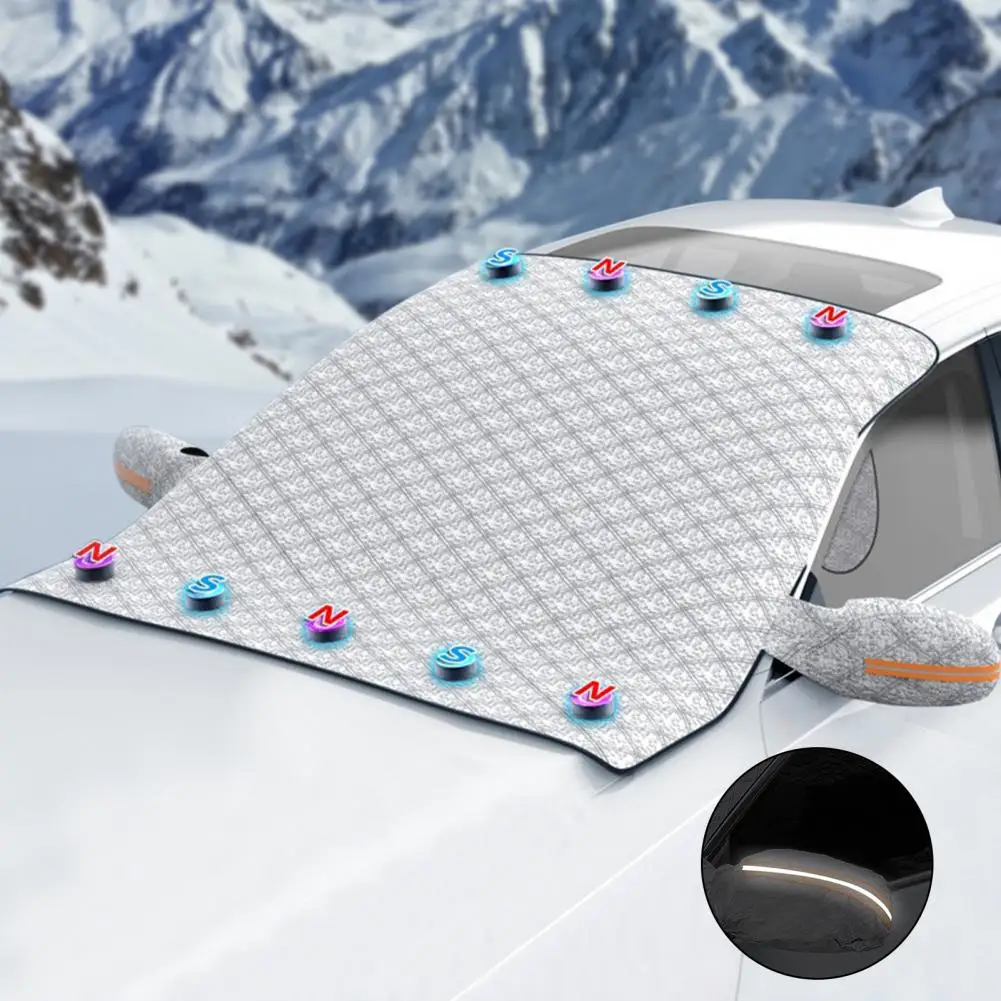 Magnetic-Car-Snow-Ice-Protector-Window-Windshield-Sun-Shade-Front-Rear ...