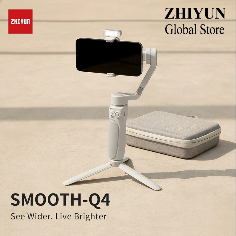 Zhiyun Smooth Q4 3 Axis Gimbal Handheld Stabilizer for Smartphone iPhone 14 pro max 13 12 ...