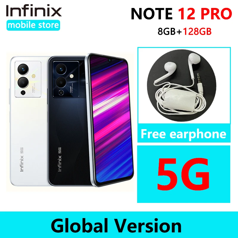 infinix NOTE 12 PRO 5G Smartphone 8GB 128GB 6nm Dimensity 810 Ultra ...