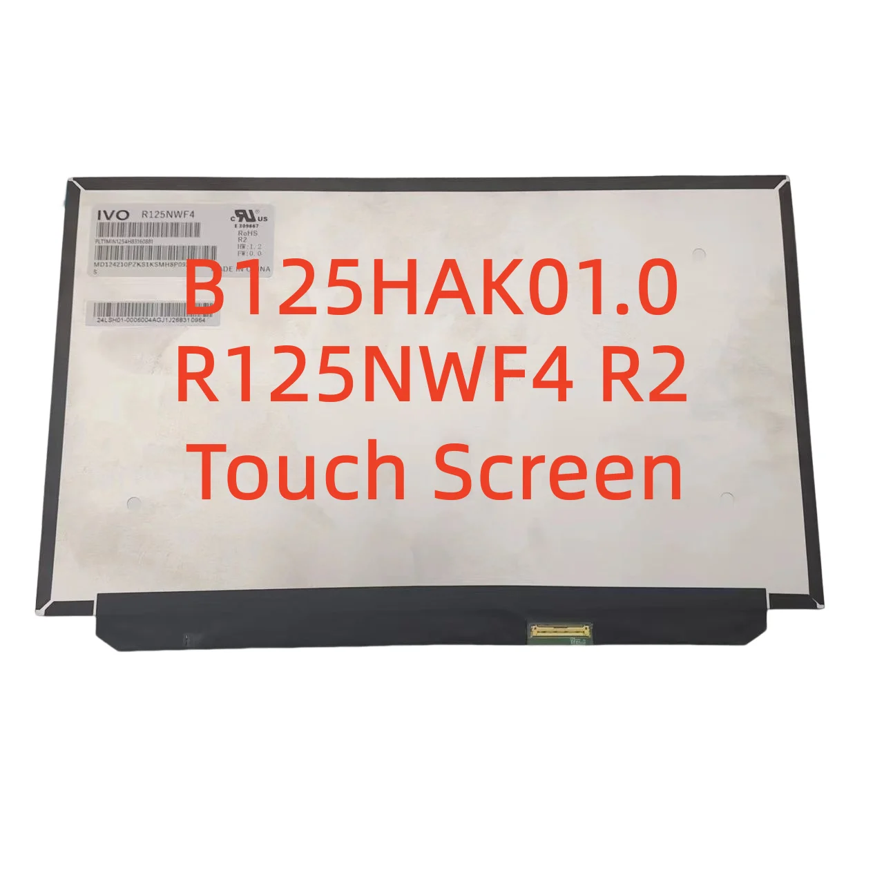 For ThinkPad X270 X280 A285 Touch Screen B125HAK01.0 R125NWF4 R2 ...