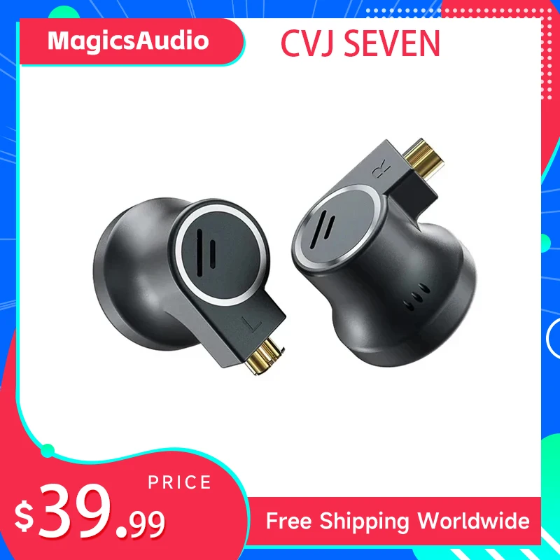 CVJ-Seven-1DD-1-in-ear-flat-plug-hifi-gaming-and-esports-specific-boom ...