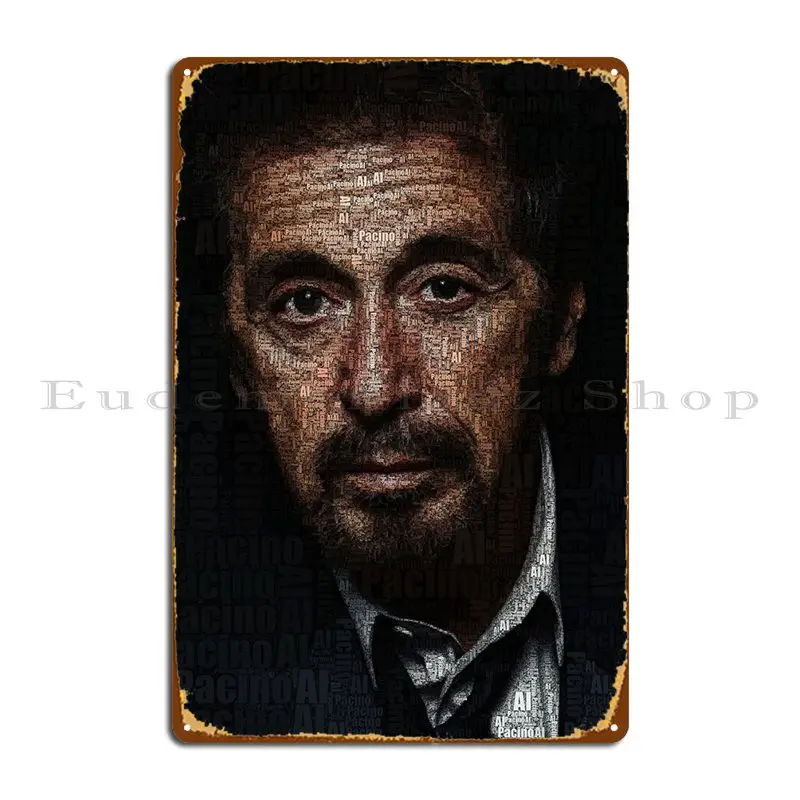 Al-Pacino-Metal-Plaque-Poster-Bar-Wall-Decor-Mural-Designing-Wall-Cave ...