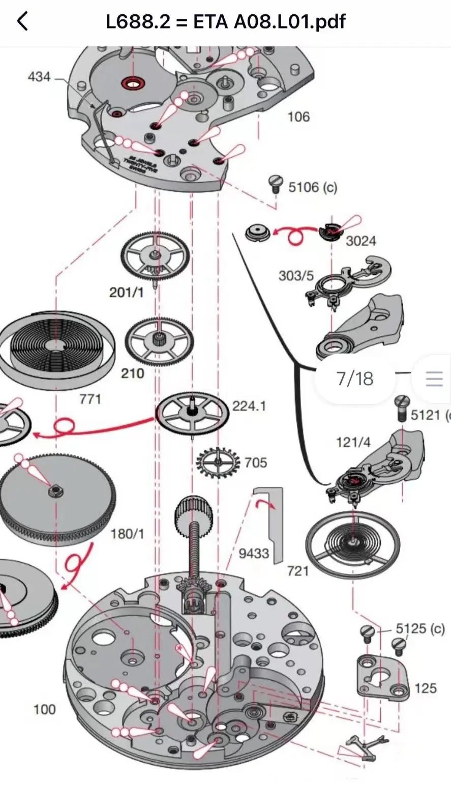 1PCS-USB-Stick-Watch-Movement-Repair-Study-Materials-Exploded-View-PDF ...