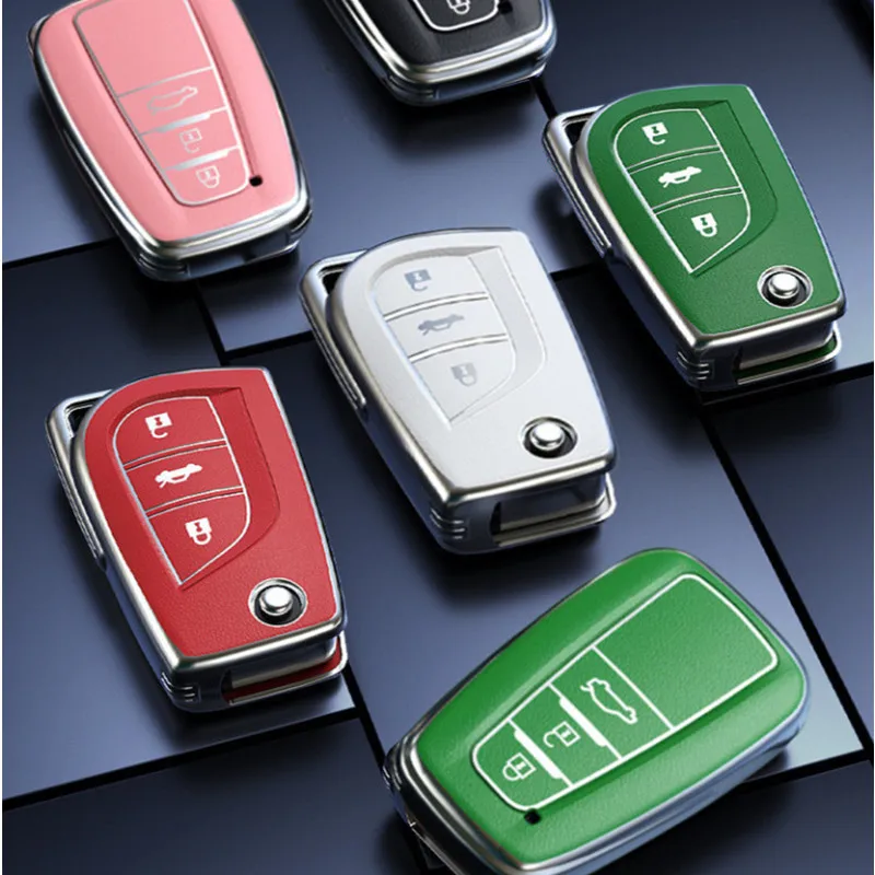 New Tpu Toyota Key Case For Car Cover Shell Corolla Camry Rav4 Prius C ...