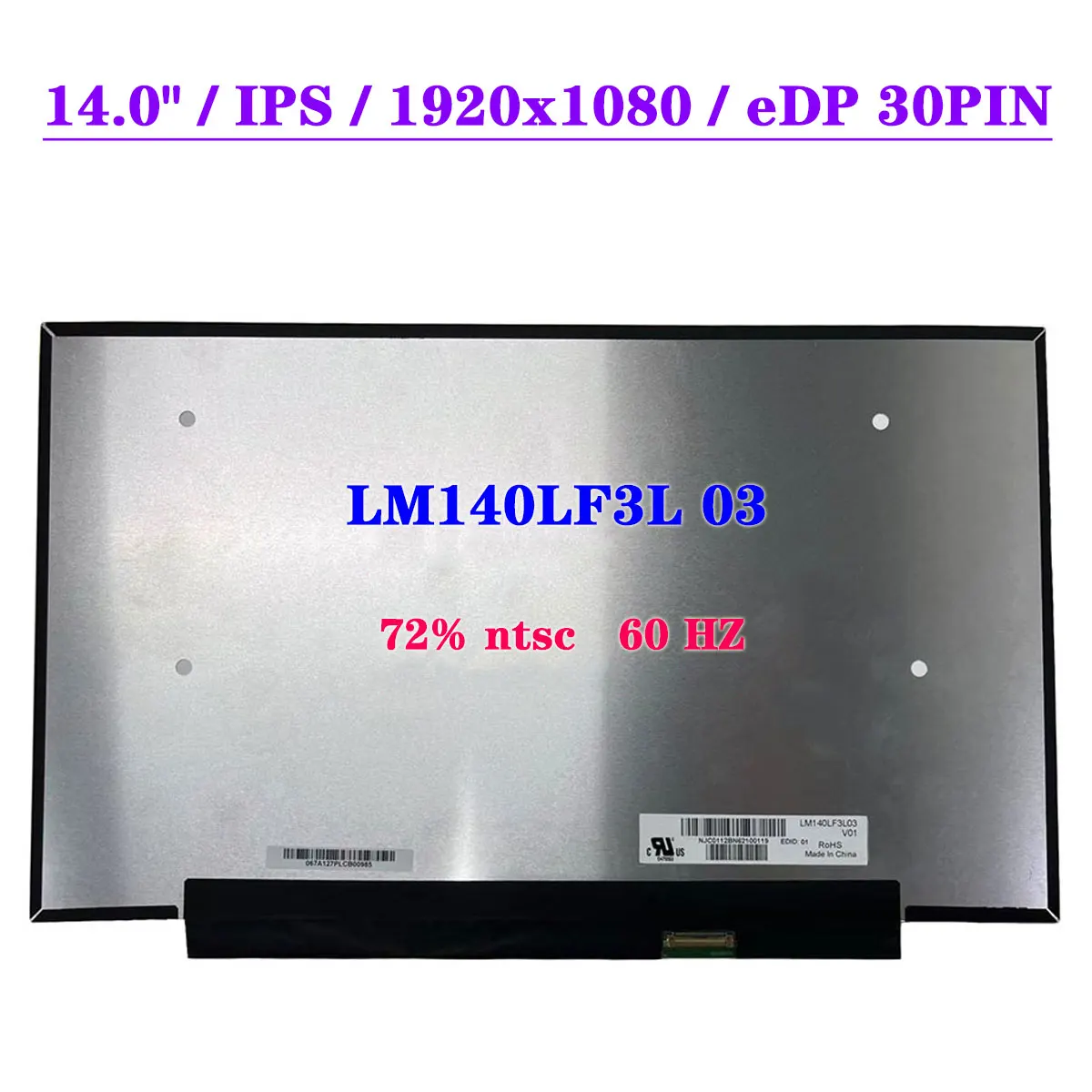 LM140LF3L03 LM140LF3L 03 For Chuwi HeroBook Pro CWI514 Notebook LCD ...