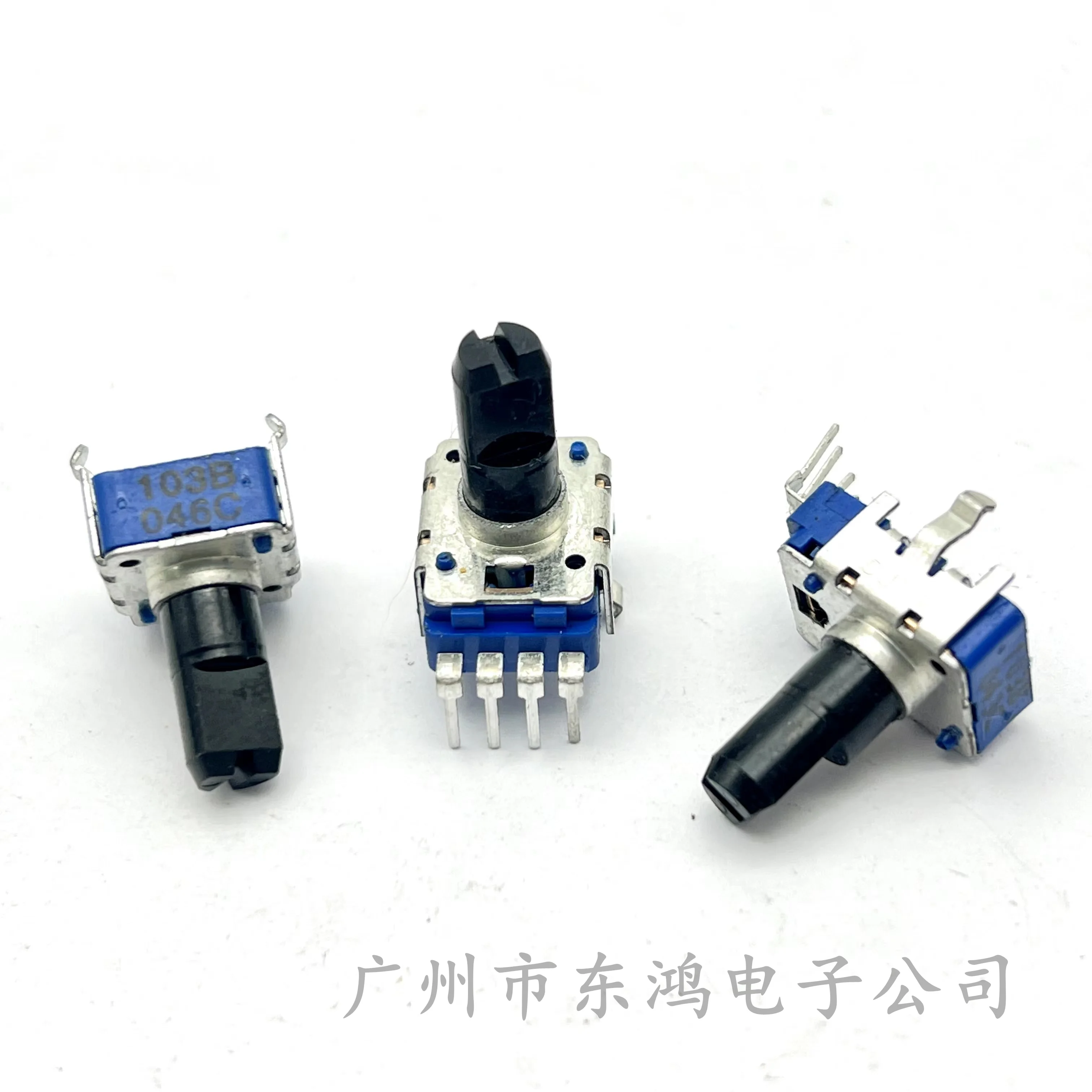 1PCS alps RK11 potentiometer 4-pin B10K (103B) shaft length 13MM ...