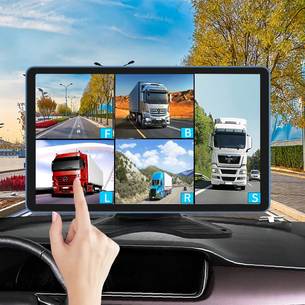 10-Inch-5-way-Blind-Spot-BSD-Alarm-Truck-Dash-Cam-Video-DVR-Intelligent ...