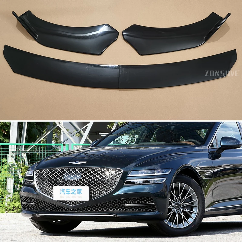 Use-For-Genesis-G80-2017-2024-Year-Front-Bumper-Lip-Splitter-Spoiler ...