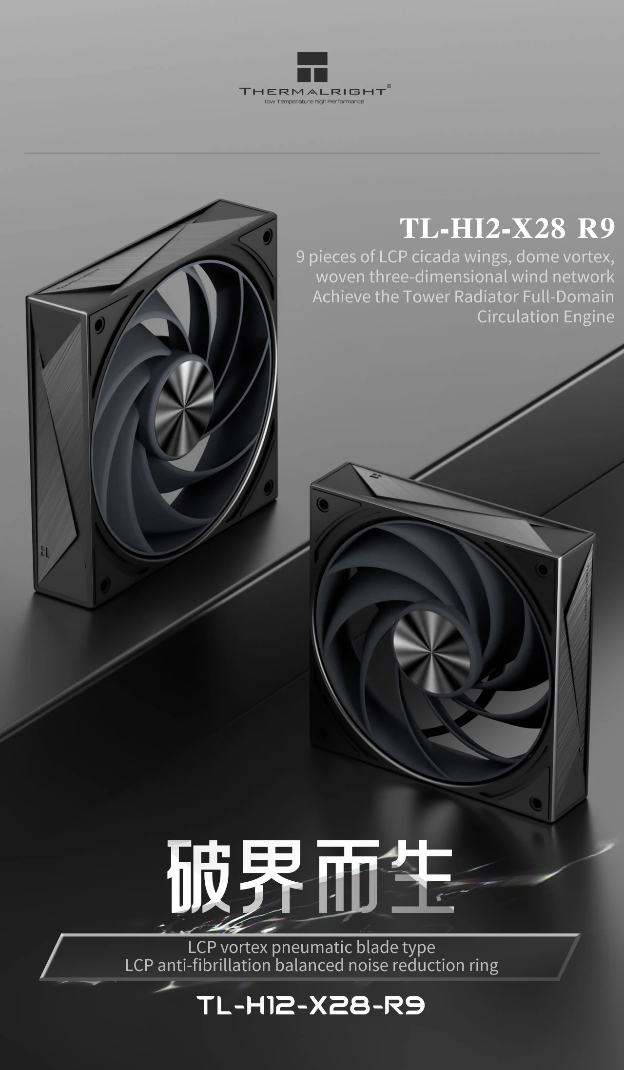 Thermalright TL-H12-X28-R9/R7 Корпусный вентилятор | AliExpress