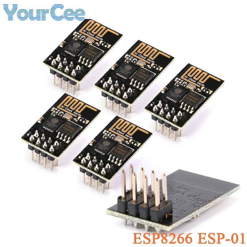 5pcs-1pc-Mini-ESP-01-ESP8266-Serial-WIFI-Wireless-Module-Transceiver ...